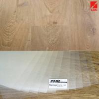 China Best Selling Luxury Durable 0.2mm 0.3mm 0.5mm Pure PVC Wear Resist Layer Producers For Luxry Vinyl Flooring for sale