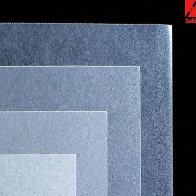 China Luxury Durable 0.2mm 0.3mm 0.5mm Pure PVC Wear Resistant Layers For Vinyl Plank Flooring for sale