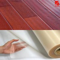 China Customizable 0.5mm 0.7mm Transparent Nature Yellow Wear Layer Supplier For LVT Flooring for sale