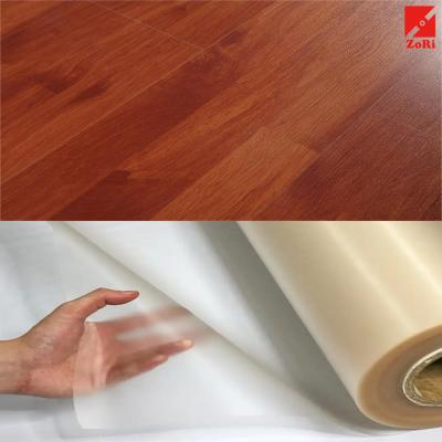 China 28 Mil 30 Mil Transparent Yellow PVC Wear Layer Supplier For Luxury Vinyl Floor for sale