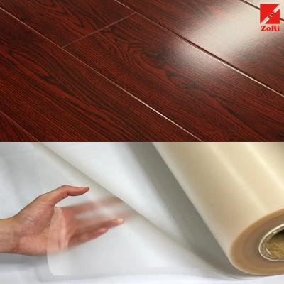 China Industrial Batch Producing Width 970mm-1300mm Fireproof Waterproof Wear Layer Manufacturers For LVT Floor for sale