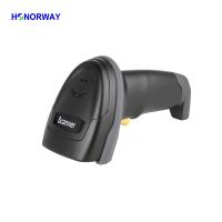 China 2.4GHz Wireless Global Shutter 2D Hand Barcode Scanner With 2200mAH Battery OEM for sale