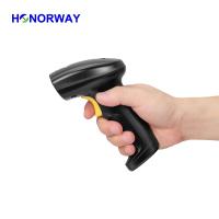 China 1D 2D Wireless Handheld Bluetooth Barcode Scanner Adjustable Speed For QR Payment for sale