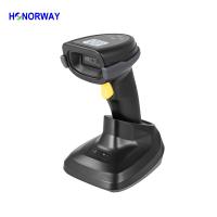 China Multi Mode POS Hand Held Barcode Scanner With Display Screen And Charging Cradle for sale