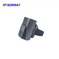 China 1D 2D Wireless Bluetooth Barcode Scanner Wearable Finger Ring Design For Warehouses for sale