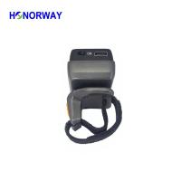 China 1D 2D Wireless Bluetooth Barcode Scanner Wearable Finger Ring Design For Warehouses for sale