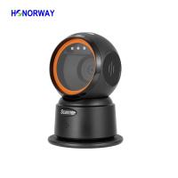 China Bluetooth Wireless Desktop Barcode Handsfree Scanner 1D 2D QR For Retail Checkout for sale