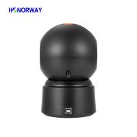 China 1D 2D QR Wireless Hands Free Desk Barcode Scanner With Offline Storage OPOS Compatibility for sale