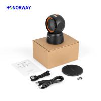China Bluetooth Wireless Desktop Barcode Handsfree Scanner 1D 2D QR For Retail Checkout for sale