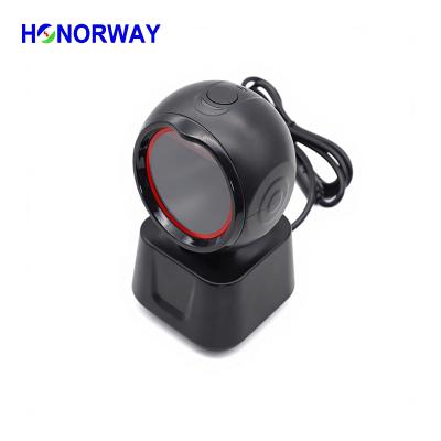 China POS USB Plug And Play Desktop Barcode Scanner With Motion Tolerance Retail QR Payment for sale