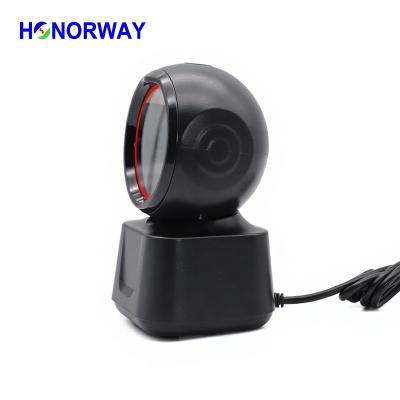 China 1D 2D QR Hand Free Desktop Barcode Reader For Grocery Store / POS Checkout Systems for sale