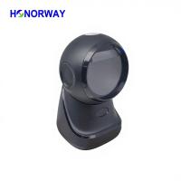 China Omnidirectional Auto Scan Desktop Barcode Scanner QR RJ45 Connection For Retail Logistics for sale