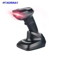 China 1D 2D QR Wireless Bluetooth Batch Upload Fast Charging Handheld Barcode Scanner With Cradle and Battery Management For Inventory for sale