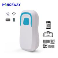 China 2D Bluetooth Wifi IC ID Card QR RFID Reader Portable 2.4G Wireless NFC Barcode Scanner with White Black Color for sale