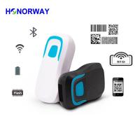 China 2D Bluetooth Wifi IC ID Card QR RFID Reader Portable 2.4G Wireless NFC Barcode Scanner with White Black Color for sale