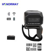 China Bluetooth 2.4G Wireless Hands-free Rechargeable Finger Ring Portable Barcode Scanner with Offline Storage for Warehouse Management for sale