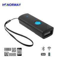 China Highly Cost Effective 1D 2D QR Portable Barcode Scanner with Bluetooth&2.4G Wireless Compatible Windows Android IOS for sale