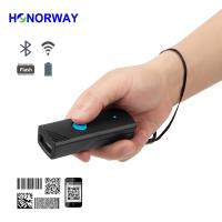 China Highly Cost Effective 1D 2D QR Portable Barcode Scanner with Bluetooth&2.4G Wireless Compatible Windows Android IOS for sale
