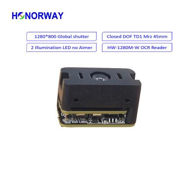 China HW-1280M-W 1280*800 Pixel Resolution Closed DOF OCR Mrz OEM Barcode Scanner Engine for ID Cards&Visa Card&Passport for sale