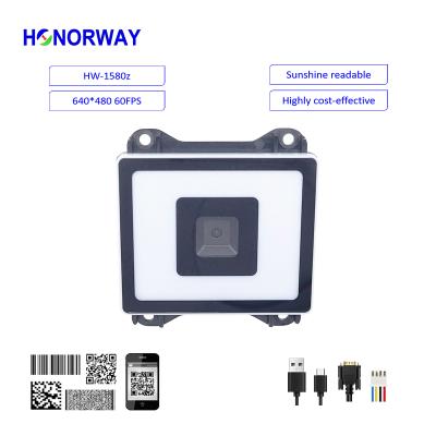 China Customized Fixed Mount Embedded Anti-Glare Screen Reading 1D 2D QR PDF417 Barcode Scanner Module for Vending Machine for sale