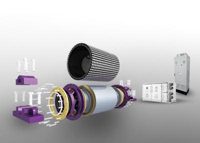 China Small PMSM Motor Drive System Permanent Magnet Pulley Drive System for sale