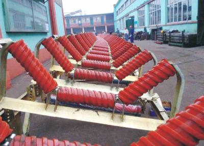 China Carrier Idler of Facilitates Drainage Intelligent Deviation Correction System for Belt Conveyor for sale