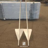 China Hot Dipped Galvanized Fence Post with Wings 40mm x 2900mm for sale