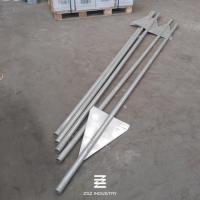 China Hot Dipped Galvanized Fence Post with Wings 40mm x 2900mm for sale