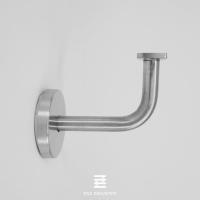 China Satin / Mirror Finish Wall Mounted Handrail Bracket H50mm X W80mm for sale