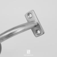 China Satin / Mirror Finish Wall Mounted Handrail Bracket H50mm X W80mm for sale