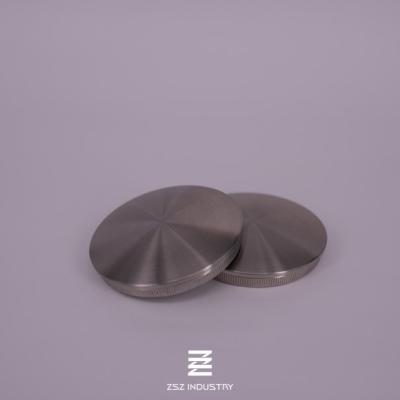 China 42.4x2.0mm Railing End Caps , Dome Stainless Steel End Cap Round Tube Use for sale