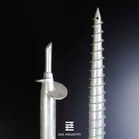 China Diameter 76-120mm Ground Screw Post Anchor Iron Tube & Sheet Materia for sale