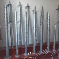China Diameter 76-120mm Ground Screw Post Anchor Iron Tube & Sheet Materia for sale