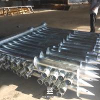 China Diameter 76-120mm Ground Screw Post Anchor Iron Tube & Sheet Materia for sale
