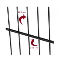 China PVC Coated 2D Welded Wire Fence Panels Easy Installation With Low Maintenance for sale