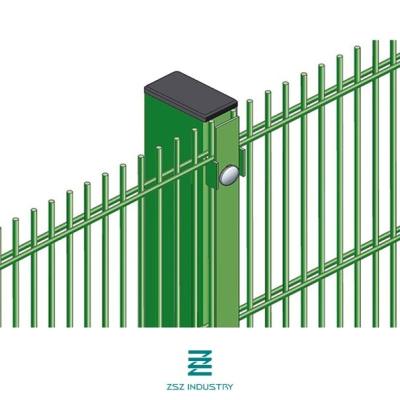 China 2D Welded Wire Mesh Fence Panels 6/5/6mm X 200x50mm X 1830mm X 2500mm for sale