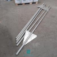 China Galvanizing Wing Fence Panel Posts Iron Tube Material 40x2.0mmx2900mm for sale