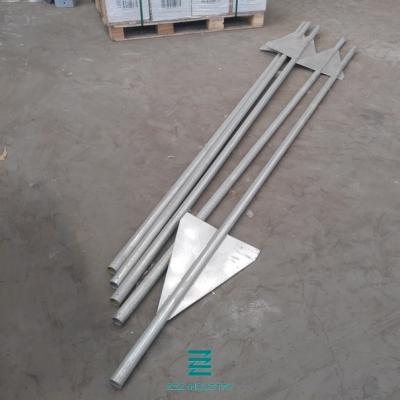 China Galvanizing Wing Fence Panel Posts Iron Tube Material 40x2.0mmx2900mm for sale