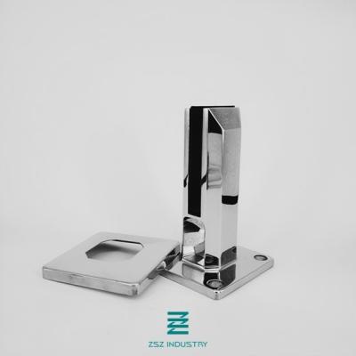China Stainless Steel 304 or 316 Frameless Glass Spigots Square Model 50x50x160mm D50X50mm x H160mm for sale