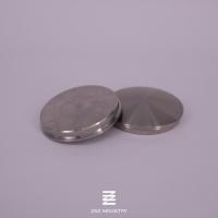 China Dome Shaped Handrail End Caps Silver Color 42.4x2.0mm For Round Tubes for sale