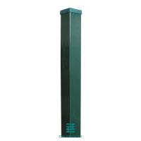 China PVC Coated Iron Metal Fence Posts Square Shape 50x50mm Diameter for sale