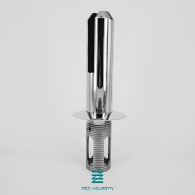 China D48mm X H280mm Frameless Glass Spigots With Satin / Mirror Finishing for sale