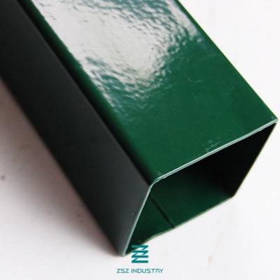 China Square Durable Garden Fencing Posts , 60x60mm Metal Garden Posts for sale