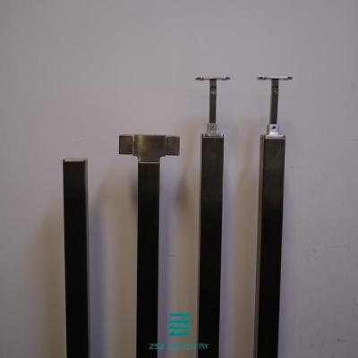 China Durable Metal Posts For Cable Railing 40x40x2.0mm X 1041.4mm (41