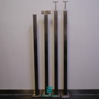 China Stainless Steel Metal Railing Posts With Satin / Mirror Surface Treatment for sale