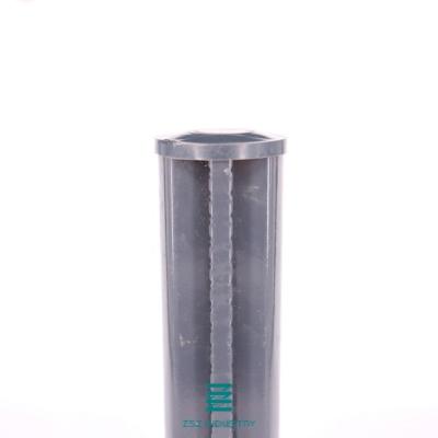 China D Type 48mm PVC Fence Post Easy Installation For Welded Wire Mesh Fence for sale