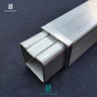 China Stainless Steel Square Baluster Connectors , Stair Rail Connectors 40x40x2.0mm for sale