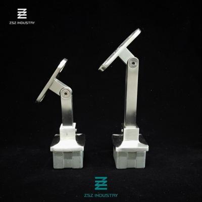 China Square Post Stair Handrail Supports , Rail Support Bracket 40x40x for sale