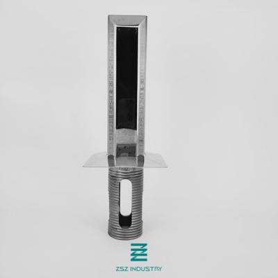 China Cement Mounting Frameless Glass Spigots Diameter 50x50mm X Height 280mm for sale