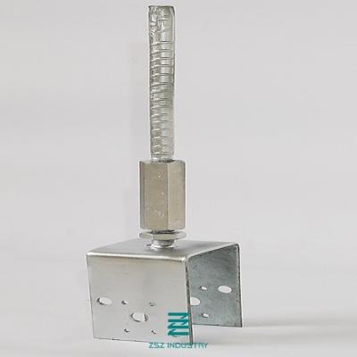 China Adjustable Column Anchors With Hot Dipped Galvanizing Surface Treatment for sale